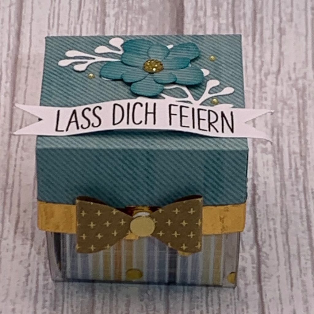 Mini Explosionsbox Geburtstag – Mit Herz und Hand gemacht